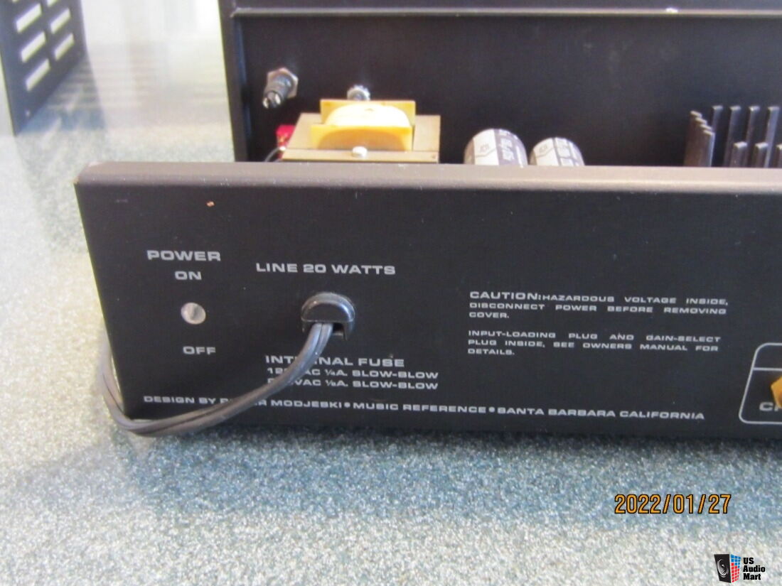 MUSIC REFERENCE RM-4 Tube Pre-Preamplifier designed by Roger Modjeski ...