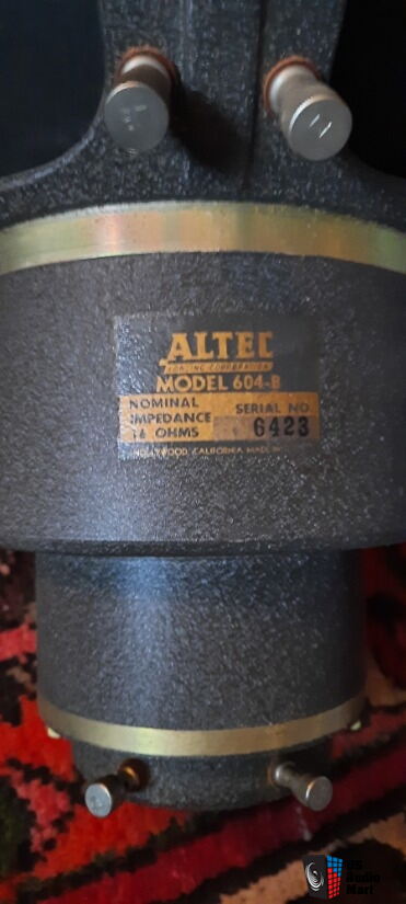 1950s ICONIC Altec stereo speakers...614/604B..Abbey Road Photo ...