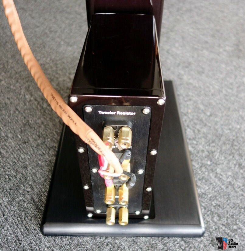 Wilson Audio Duette Series 1 Loudspeakers with stands - Merlot finish ...