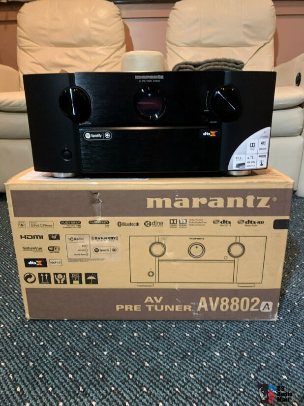 Marantz AV8802 balanced 11.2 Atmos home theater preamp Photo #3676874 ...