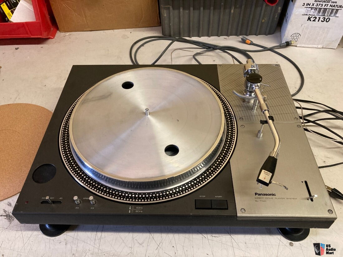 Technics By Panasonic SL-110 Turntable W/Audio Technica AT 1005 II ...