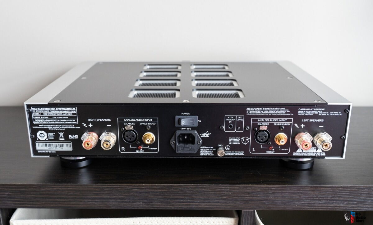 NAD M22 Hybrid Digital Stereo Amplifier (v1) - Hypex nCore 250wpc ...