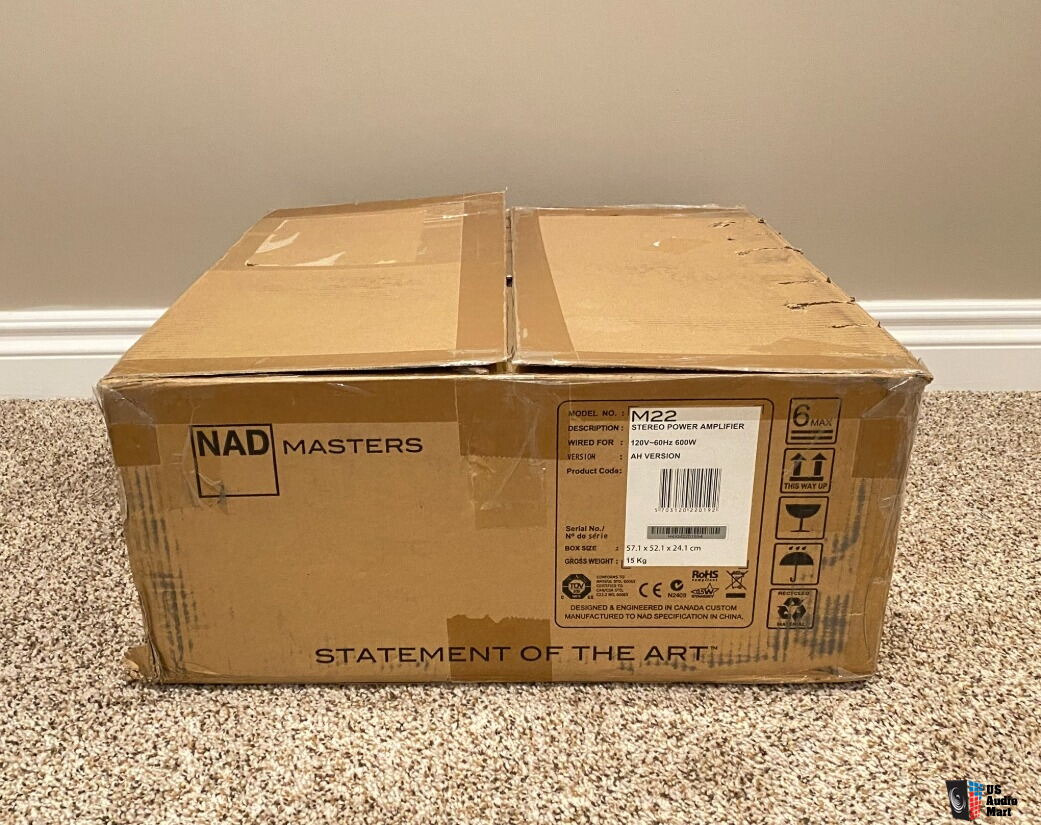 NAD M22 Hybrid Digital Stereo Amplifier (v1) - Hypex nCore 250wpc ...