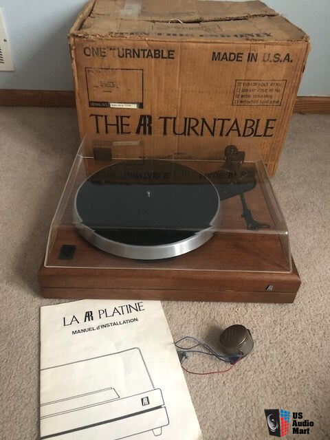 The AR turntable w box and manual NICE!! $595 For Sale - US Audio Mart
