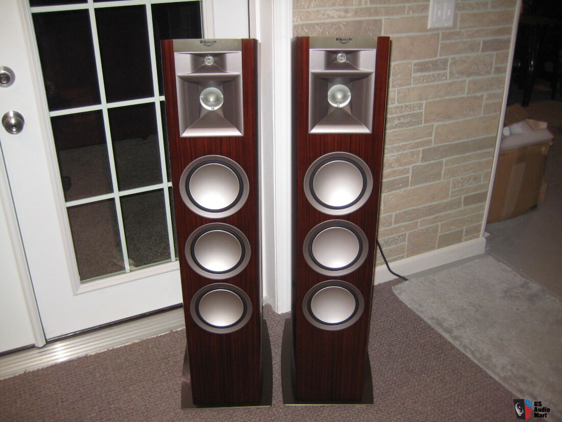Klipsch Palladium P37F in Zebra-Grain Linia Wood Veneer with Expresso ...