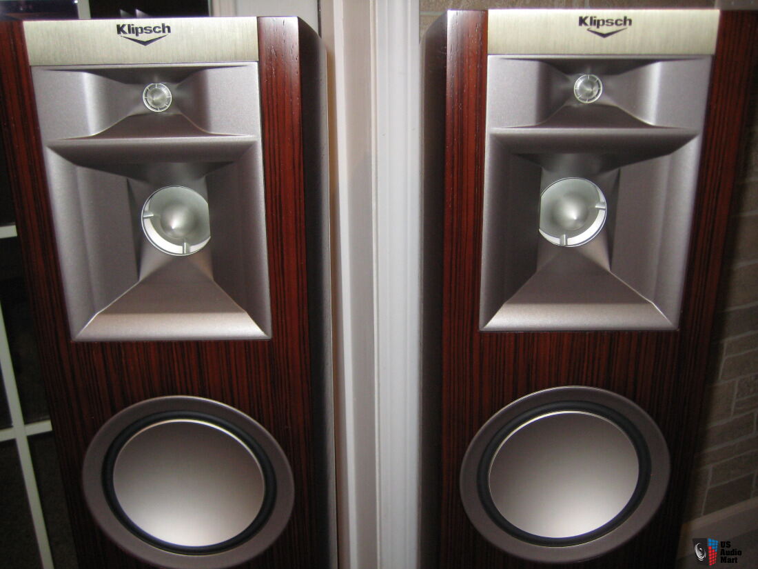 Klipsch Palladium P37F in Zebra-Grain Linia Wood Veneer with Expresso ...