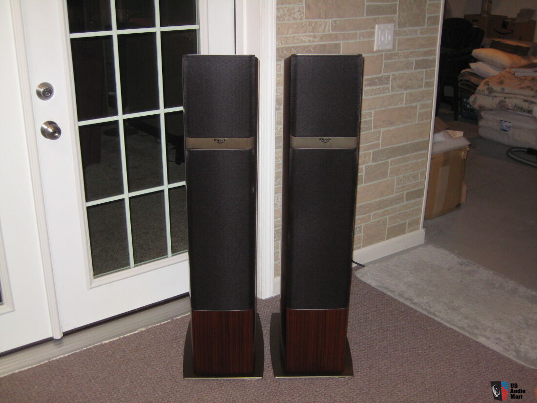 Klipsch Palladium P37F in Zebra-Grain Linia Wood Veneer with Expresso ...