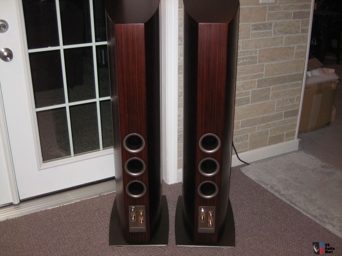 Klipsch Palladium P37F in Zebra-Grain Linia Wood Veneer with Expresso ...