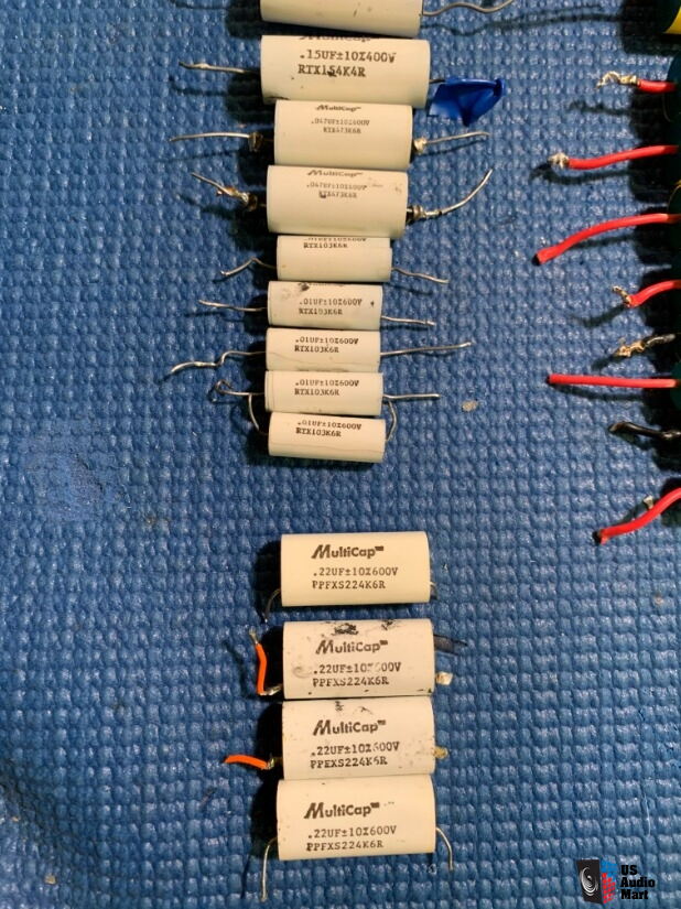 Assorted Capacitors , Relcap, Multicap, Auricap, Teflons Solen Photo ...