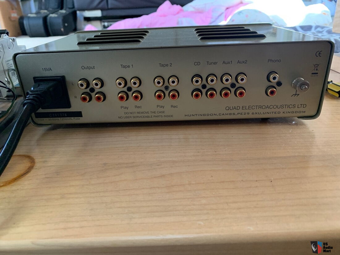 Quad II Forty mono block amplifiers and Quad QC 24 preamp Photo ...