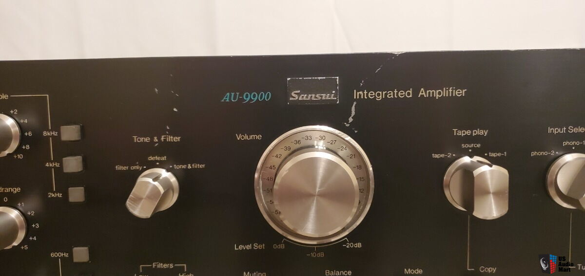 Sansui Au-9900 Stereo Integrated Amplifier Operational Photo #3700892 ...