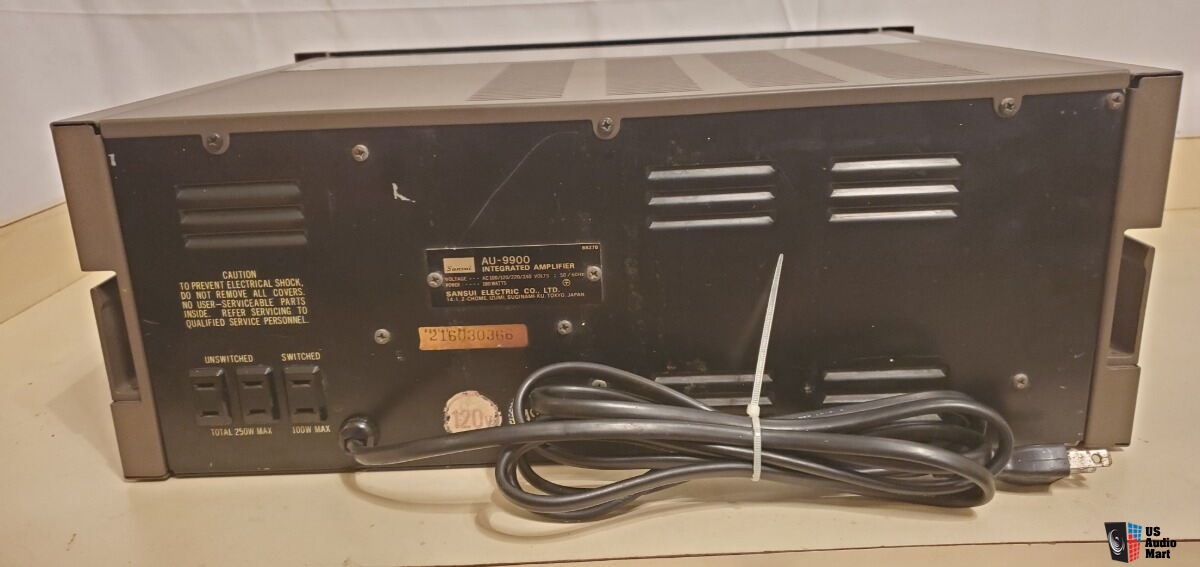Sansui Au-9900 Stereo Integrated Amplifier Operational Photo #3700892 ...