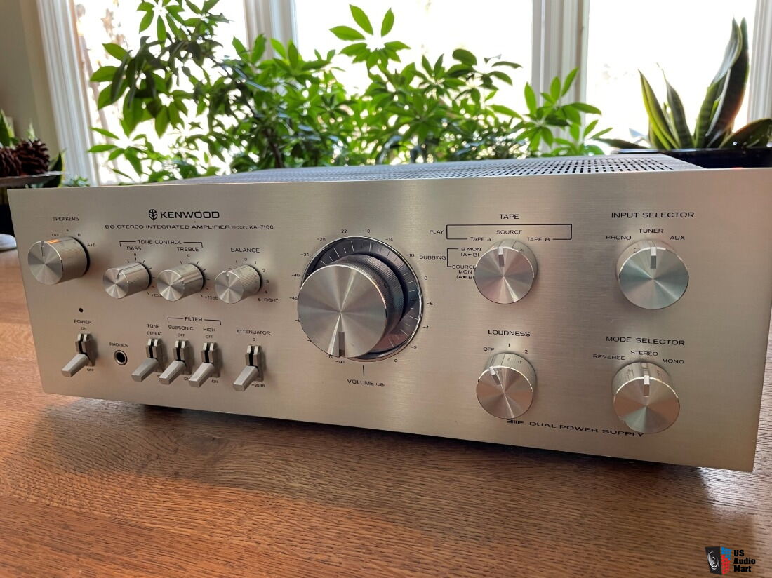 Kenwood KA 7100 DC Integrated Amplifier Fully Rebuilt And Restored kenwood-ka-7100-dc-integrated-amplifier-fully-rebuilt-and-restored