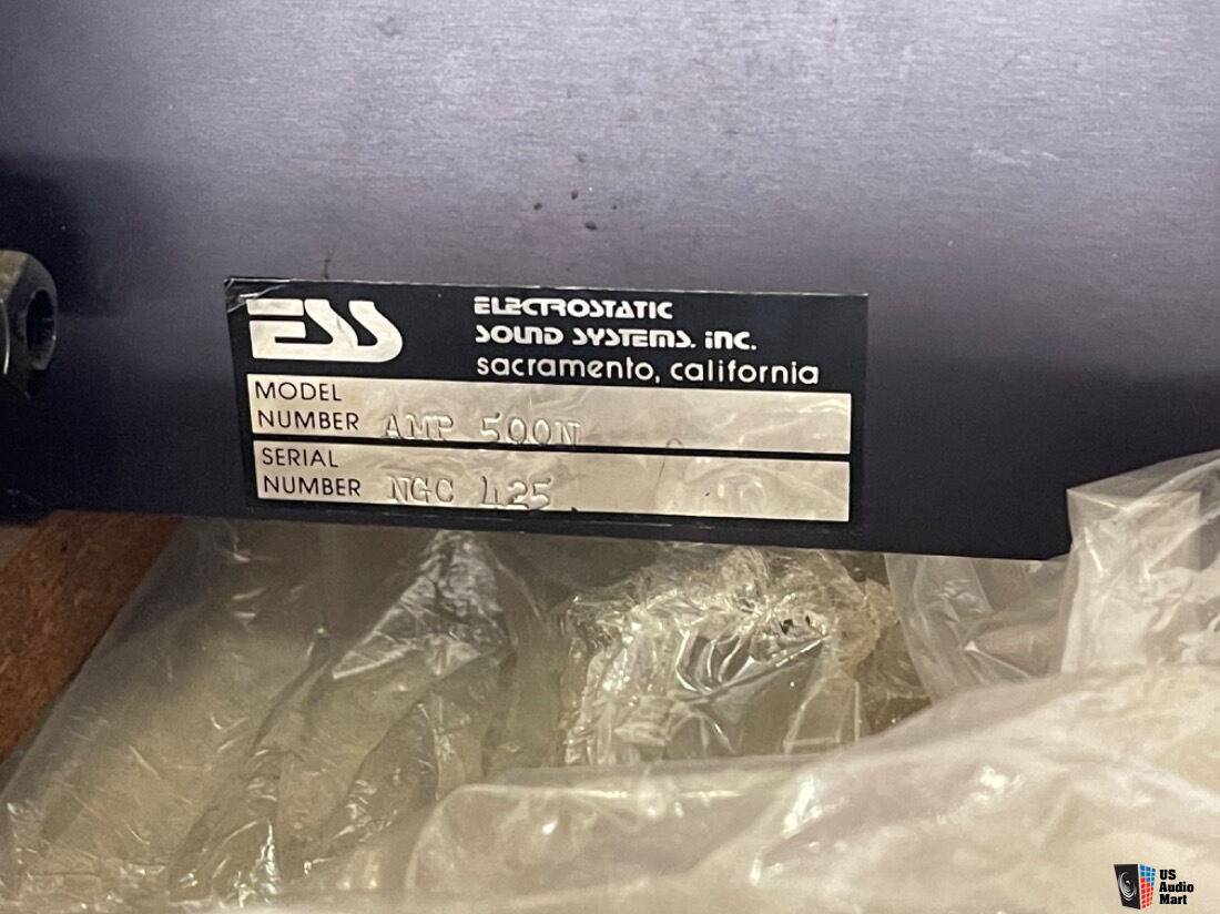 ESS 500 N vintage solid state power amplifier Photo #3710140 - UK Audio ...
