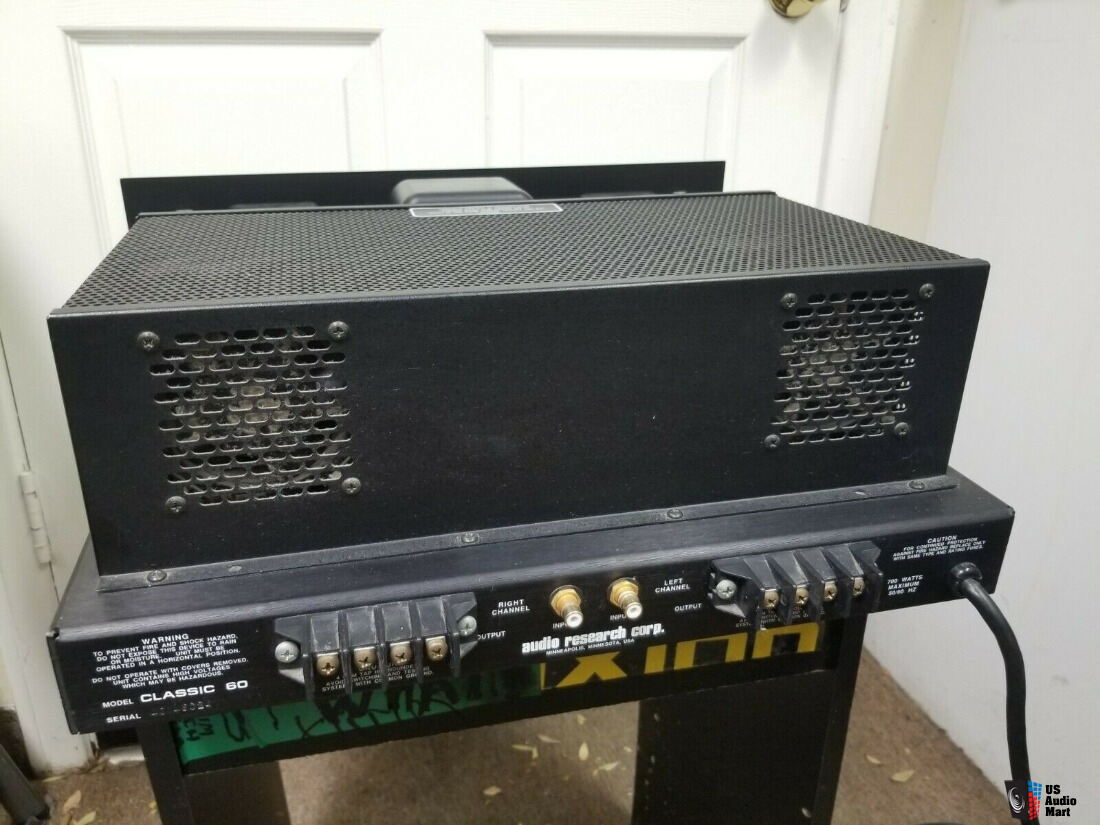 Rare Audio Research Classic 60 CL-60 Tube Power Amplifier Amp Black ...