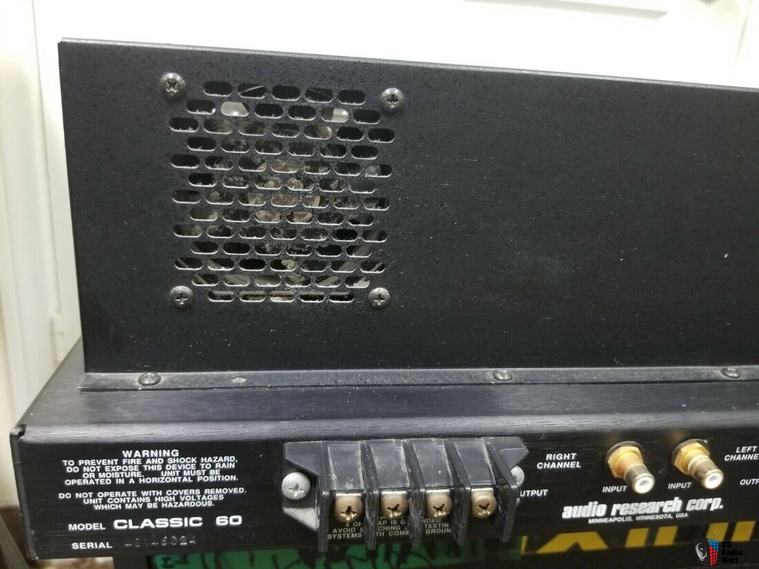 Rare Audio Research Classic 60 CL-60 Tube Power Amplifier Amp Black ...