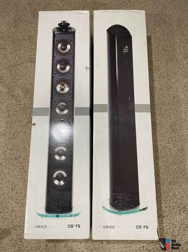 Mirage OS3-FS floor-standing speaker pair - Black - Mint Photo #3719087 ...