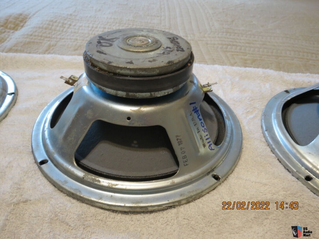 Allison #1 woofers 10 inch (4) Photo #3719102 - US Audio Mart