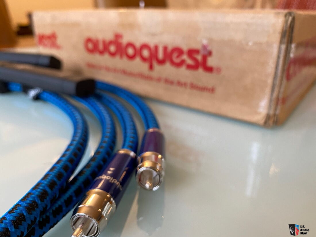 MSRP $3,200 AudioQuest Sky RCA Interconnects, 1.5 M with DBS, pristine ...