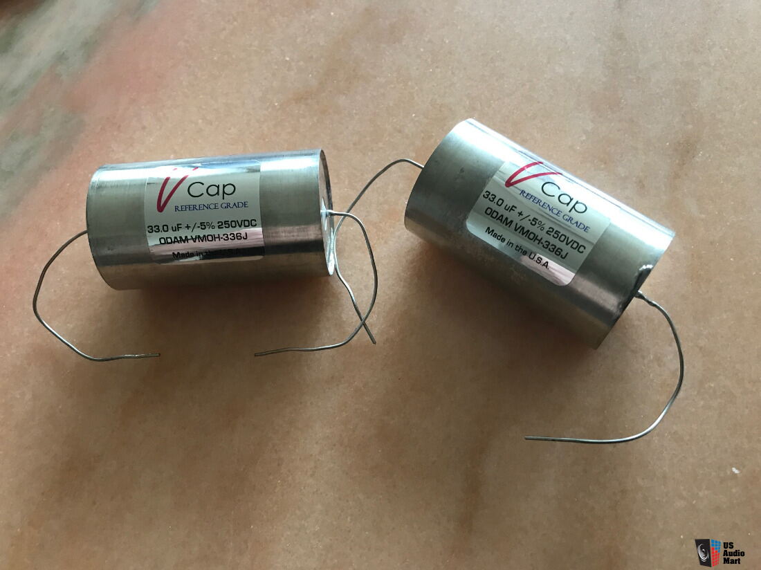 V-Cap ODAM Oil Damped 33uF 250v Capacitors (0.5% Matched Pair), VH ...