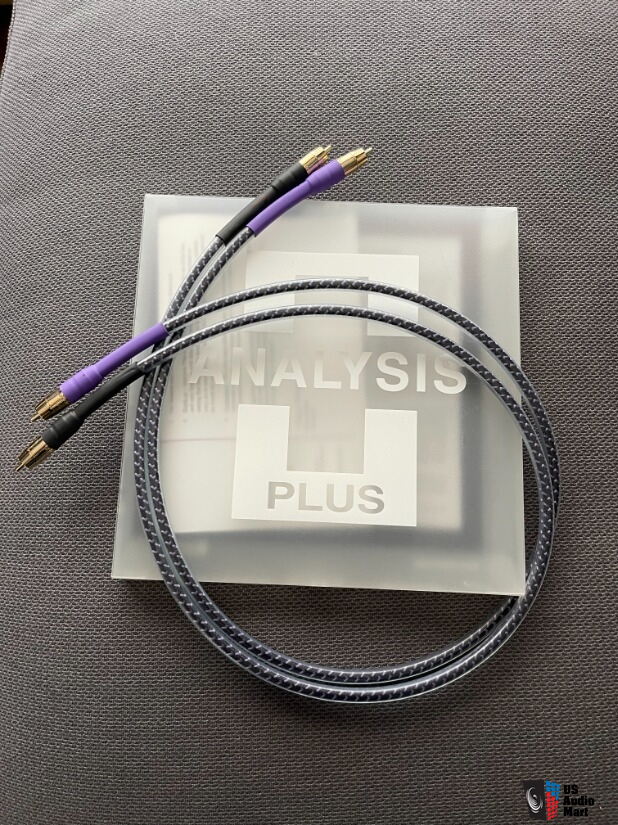 Analysis Plus Solo Crystal Oval Interconnect 1m RCA-RCA Photo #3732431 ...