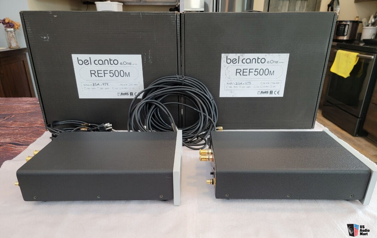 Bel Canto REF500m Monoblock Amplifier Pair Excellent Condition Photo ...