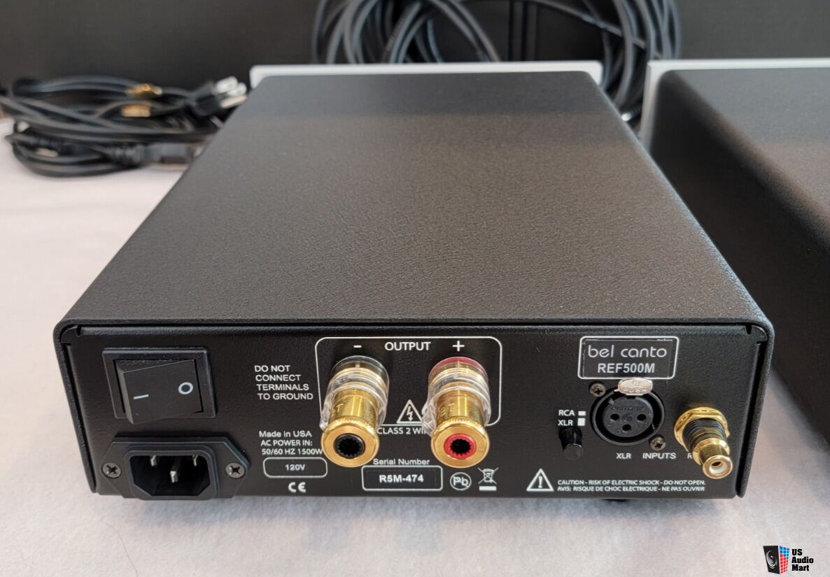 Bel Canto REF500m Monoblock Amplifier Pair Excellent Condition Photo ...