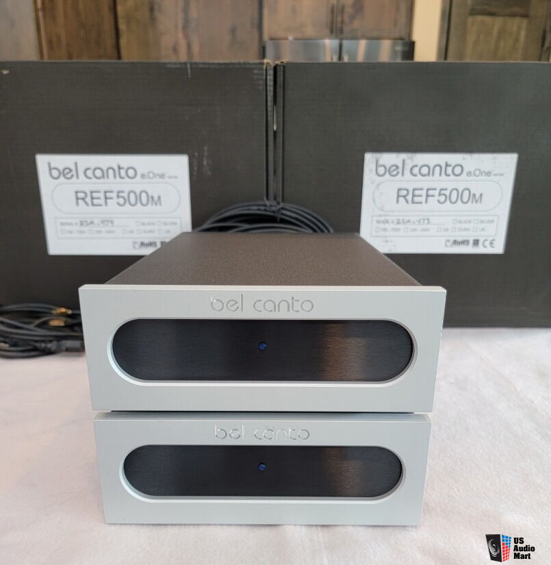 Bel Canto REF500m Monoblock Amplifier Pair Excellent Condition Photo ...