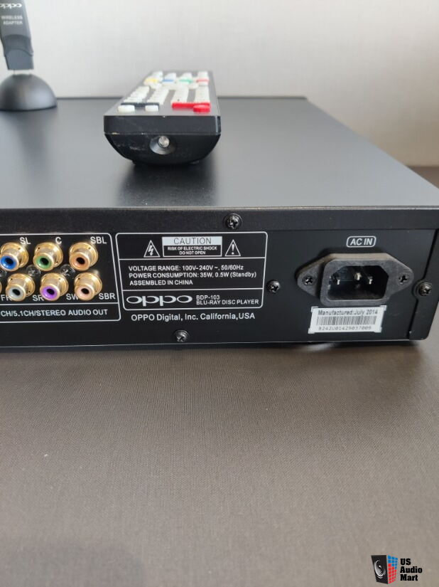 Oppo BDP-103 includes WiFi adapter and remote Photo #3740445 - US Audio ...
