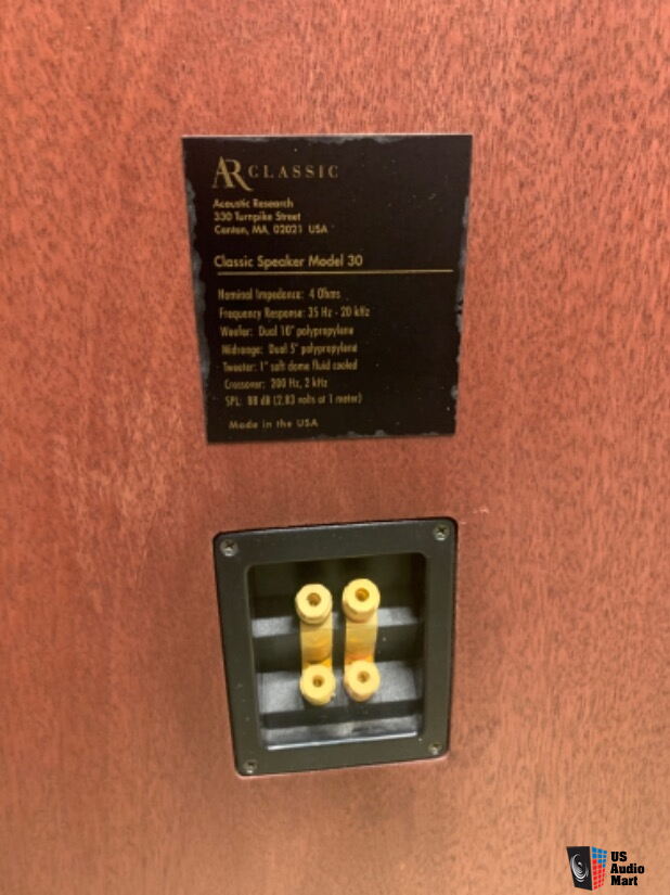 Acoustic Research Classic 30 Speakers Photo #3741384 - US Audio Mart