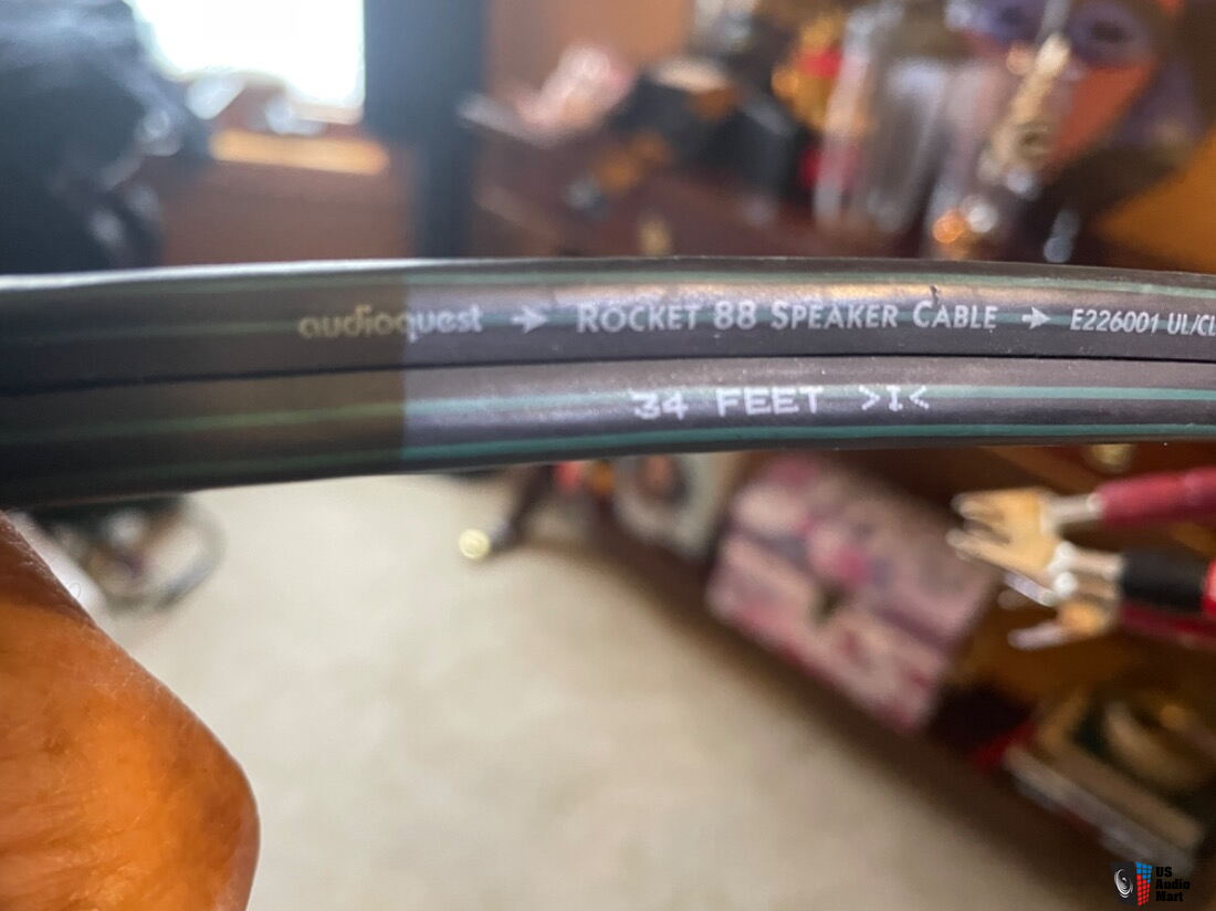 Audioquest Rocket 88 XLR 10' speaker cables For Sale - US Audio Mart