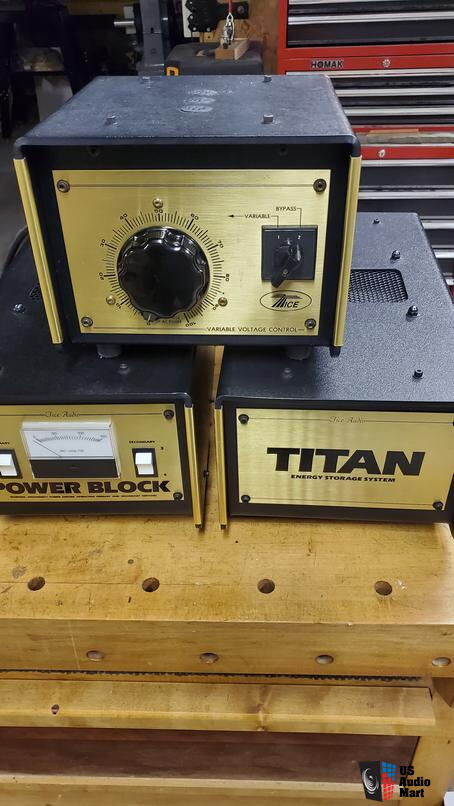 TICE AUDIO POWER BLOCK and TITAN bonus VVC Photo #3748924 - US Audio Mart