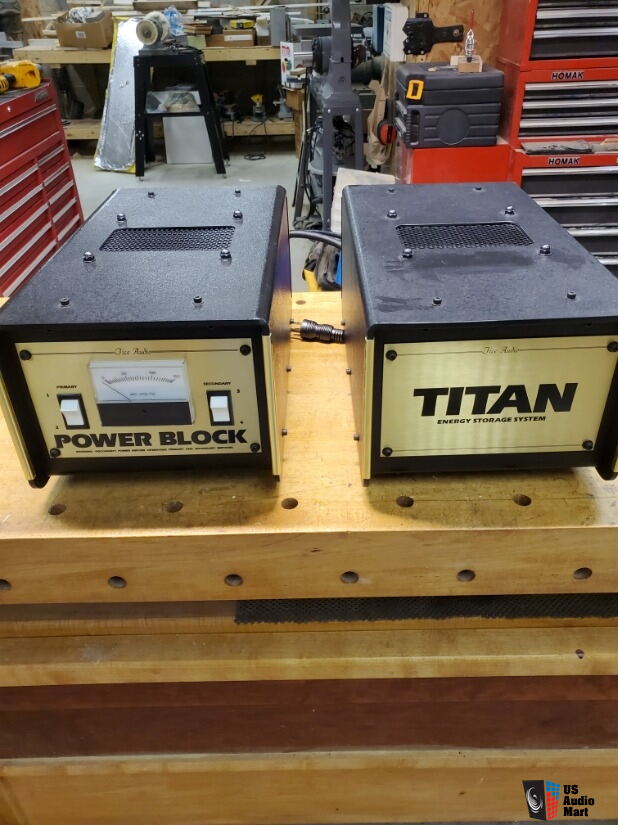 TICE AUDIO POWER BLOCK and TITAN bonus VVC Photo #3748924 - US Audio Mart
