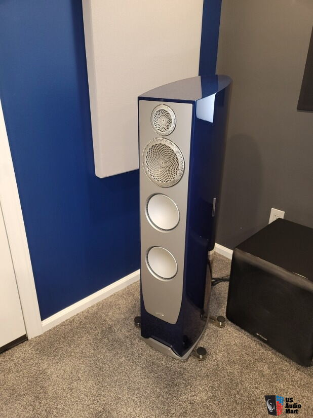 Paradigm Persona 3F 's floorstanding speakers Aria Blue Silver Perfect ...