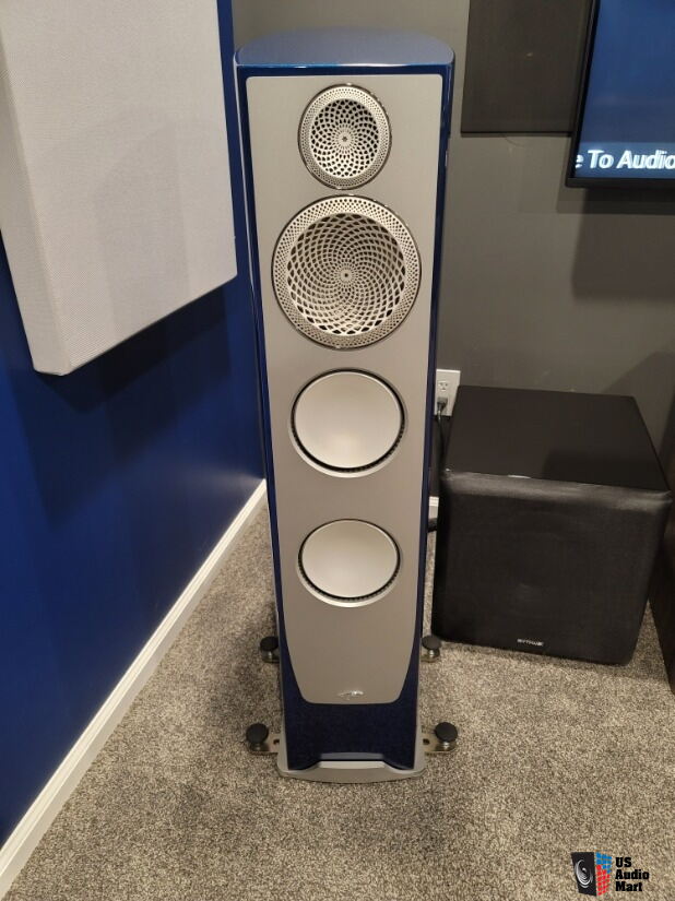 Paradigm Persona 3F 's floorstanding speakers Aria Blue Silver Perfect ...