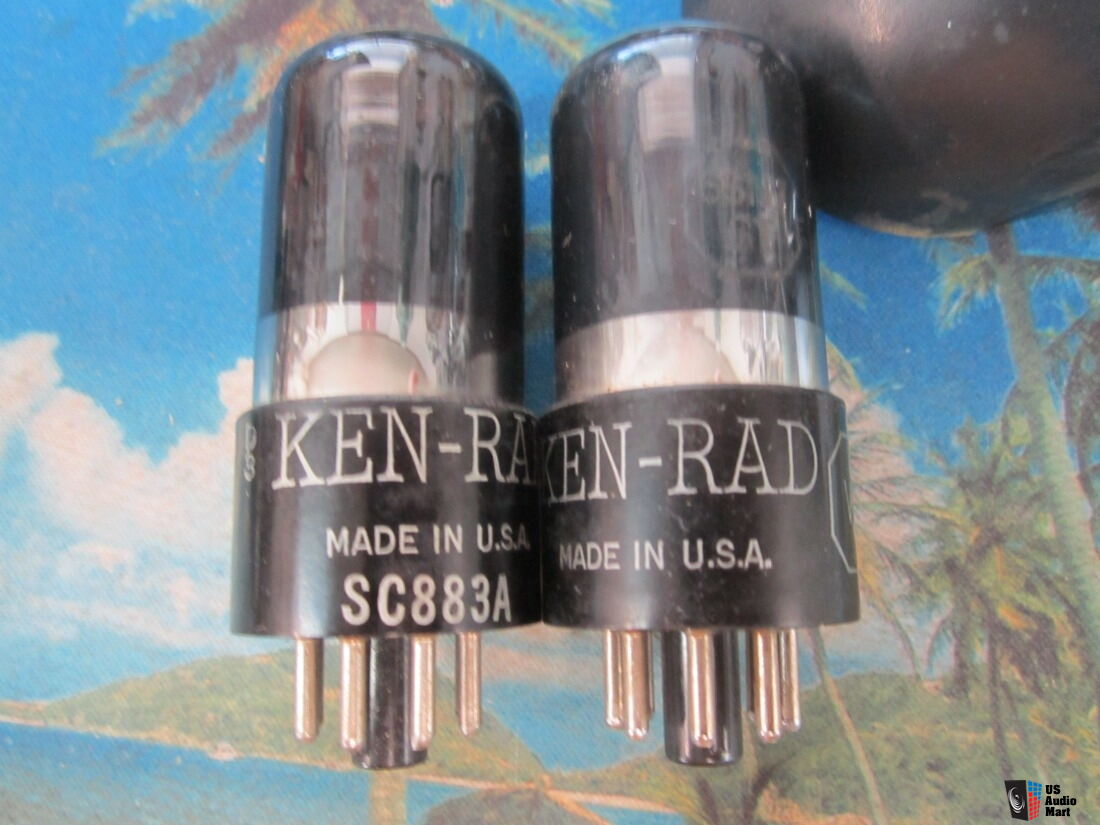 Pr Vintage Ken-rad VT-231 Preamp Driver Tubes, Dark Glass, 1940s, USA ...