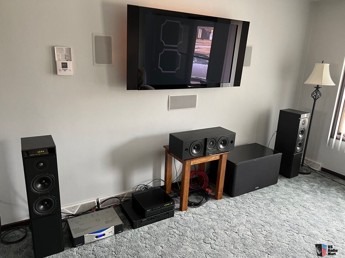 Meridian DSP5000s DSP5000C M60 DS2500 Sub 565 7.1 DTS Proc MSR Remote ...