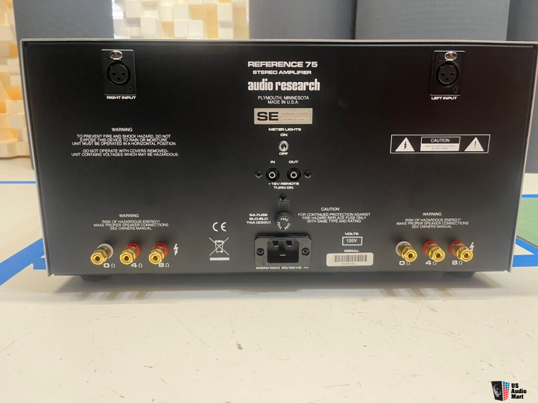 Audio Research Ref75SE silver Photo #3781794 - US Audio Mart