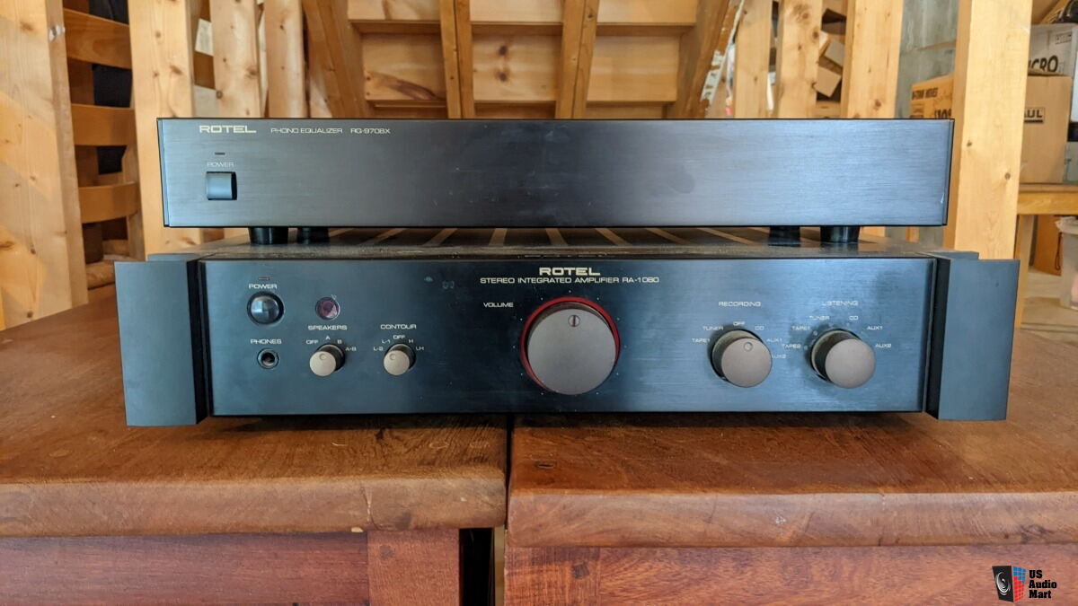 Rotel 1060 amp and Rotel RQ 970BX Phono Equalizer Photo #3788928 - US ...
