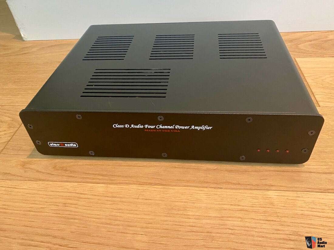 Class D Audio SDS-470-4C 4 Channel Amplifier XLR & RCA inputs Photo ...