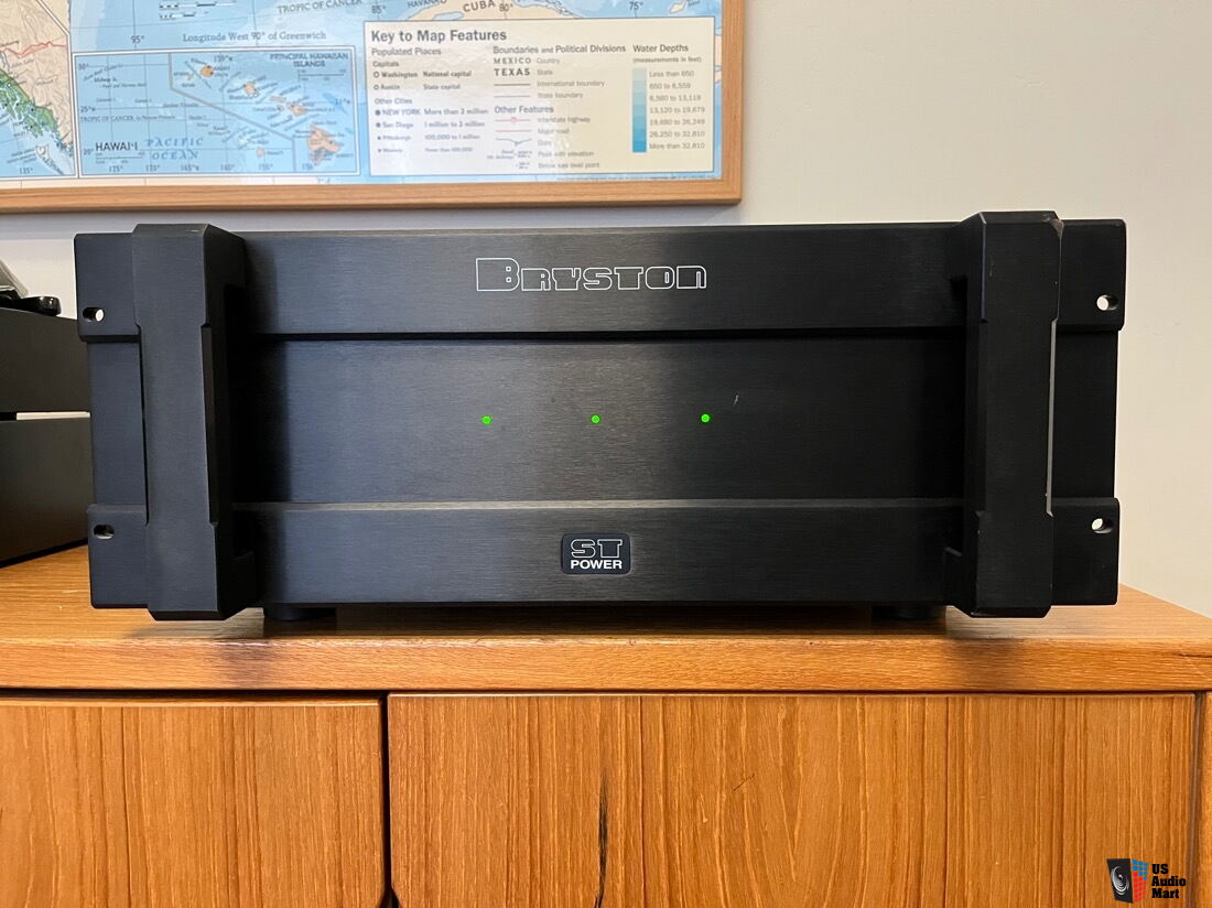 Bryston 6B-ST (essentially SST), three channels x 250 watts, incredible ...