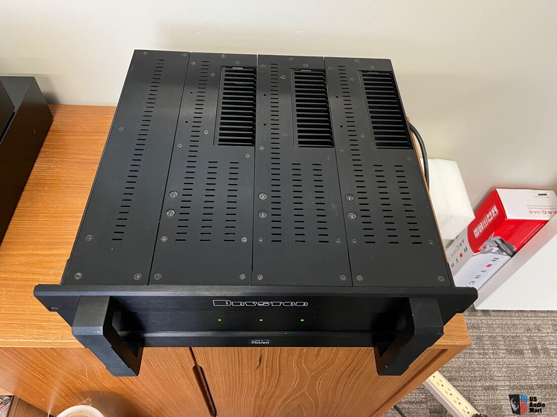 Bryston 6B-ST (essentially SST), three channels x 250 watts, incredible ...