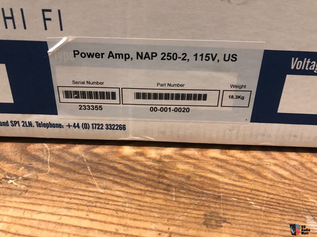Naim NAP 250 DR - power amp Photo #3791954 - US Audio Mart