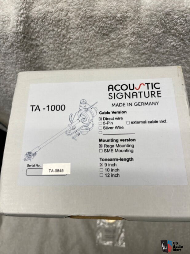 Acoustic Signature TA-1000 tonearm For Sale - US Audio Mart