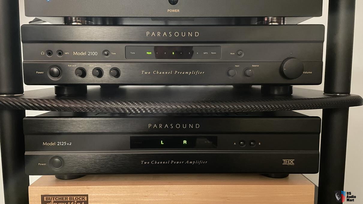 Parasound 2125 v.2 power amplifier REDUCED For Sale - US Audio Mart