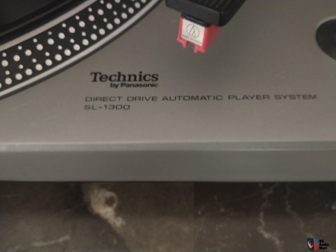 Technics SL-1300 Mk1 turntable with Audio Technica cartridge AT-70 and ...