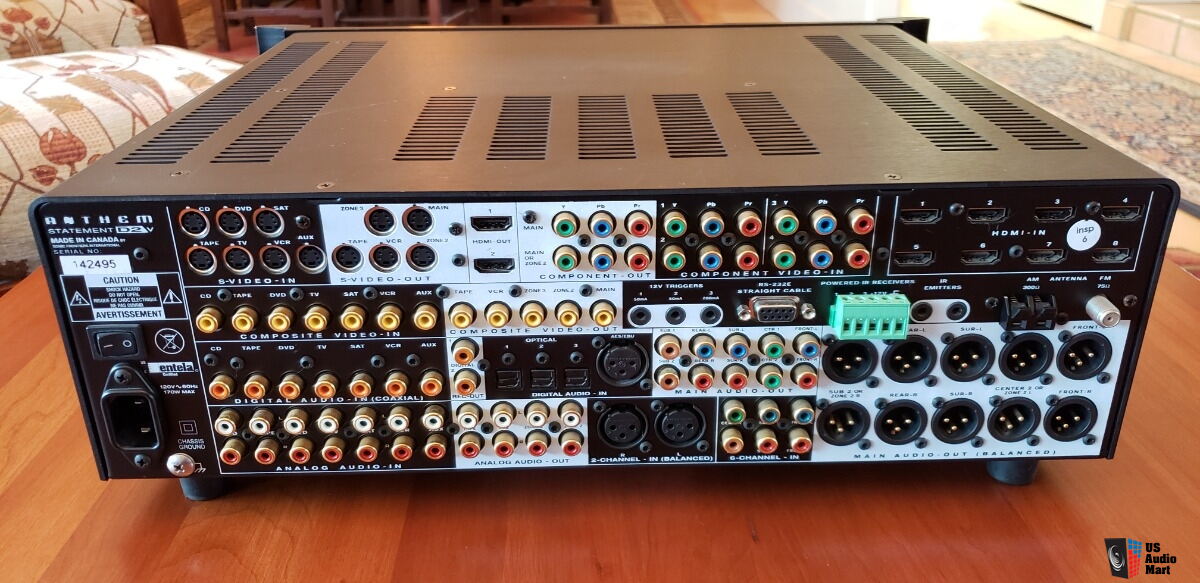 Anthem Statement D2v A/V Processor with ARC Photo #3797163 - US Audio Mart