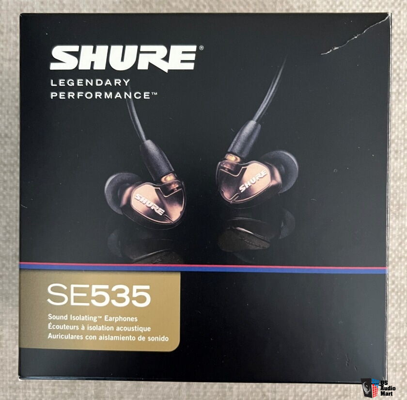 Shure SE535 w/ Moon Audio Silver Dragon Cable Upgrade For Sale - US ...