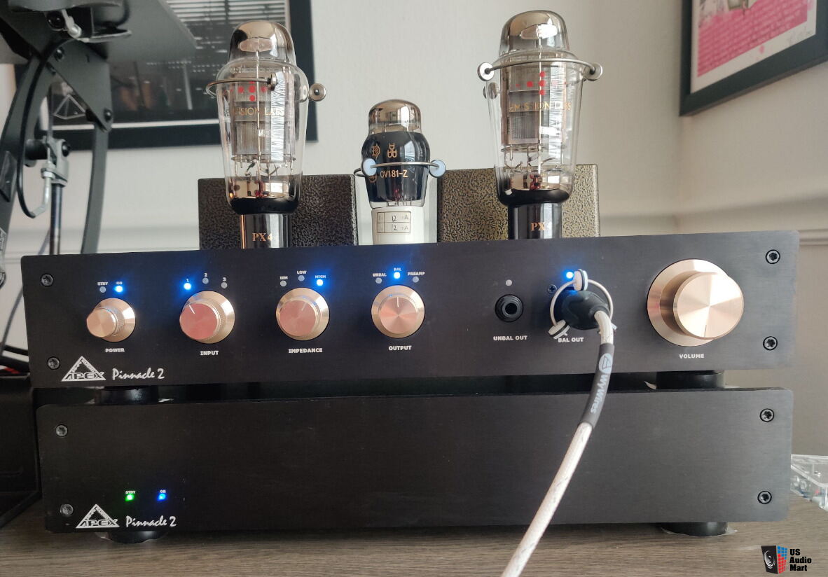 Apex HiFi Pinnacle 2 Ultra fully balanced preamp & headphone amp with ...