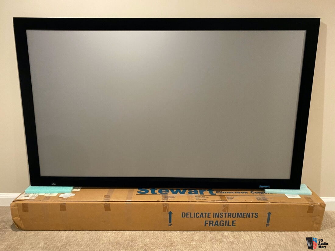 Stewart Filmscreen Luxus ScreenWall Firehawk 100" 16:9 format Photo ...